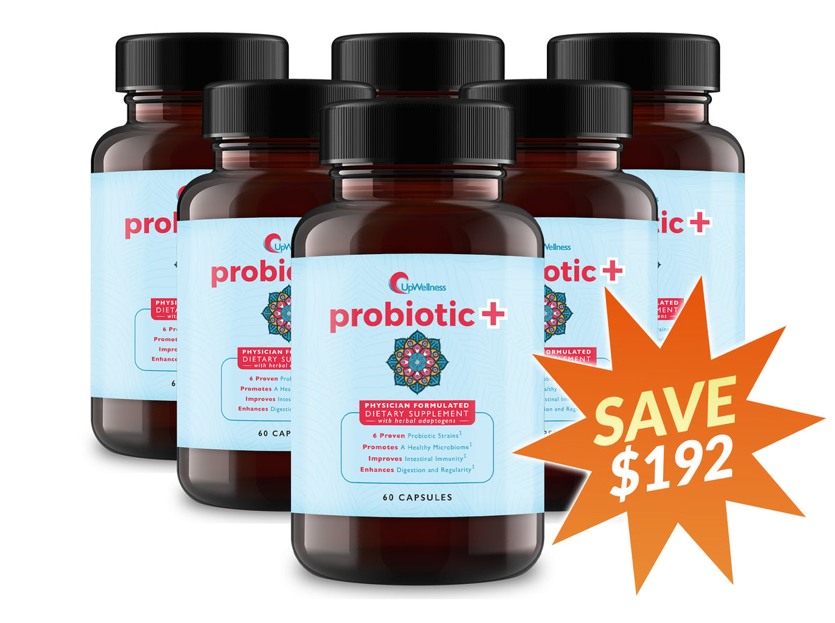 Probiotic + : Save 68% on 6 More Bottles – UpWellness